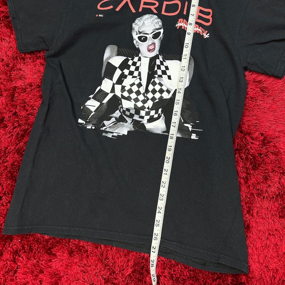 Cardi B Invasion Of Privacy Album Art Tour Shirt Blac… - Gem